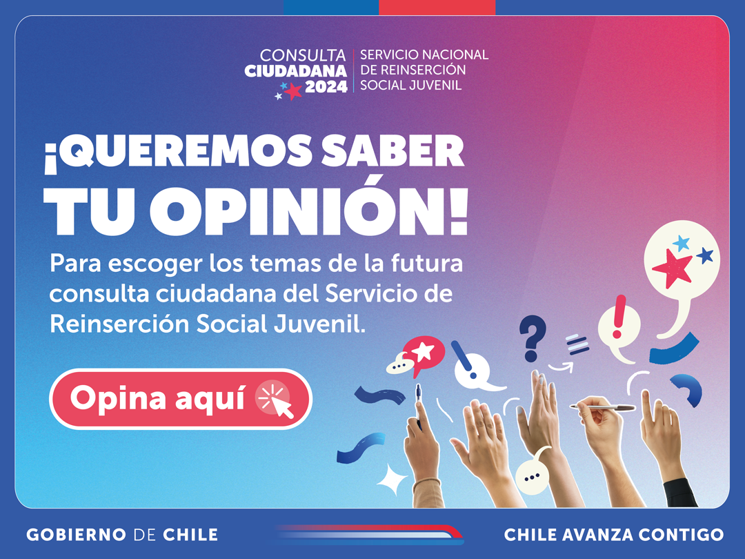 Reinserción juvenil - Servicio Nacional de Reinserción Social Juvenil